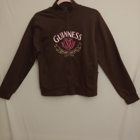 Guinness | Tops | Official Guinness Army Green Zip Sweatshirt With Mock ...